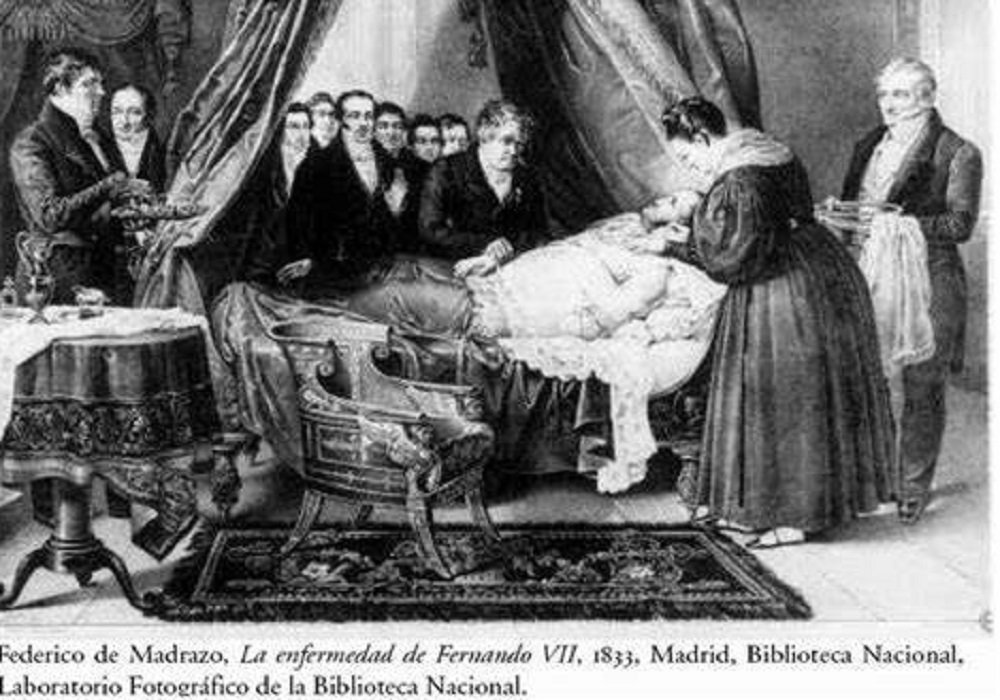 La crisis sucesoria de Fernando VII